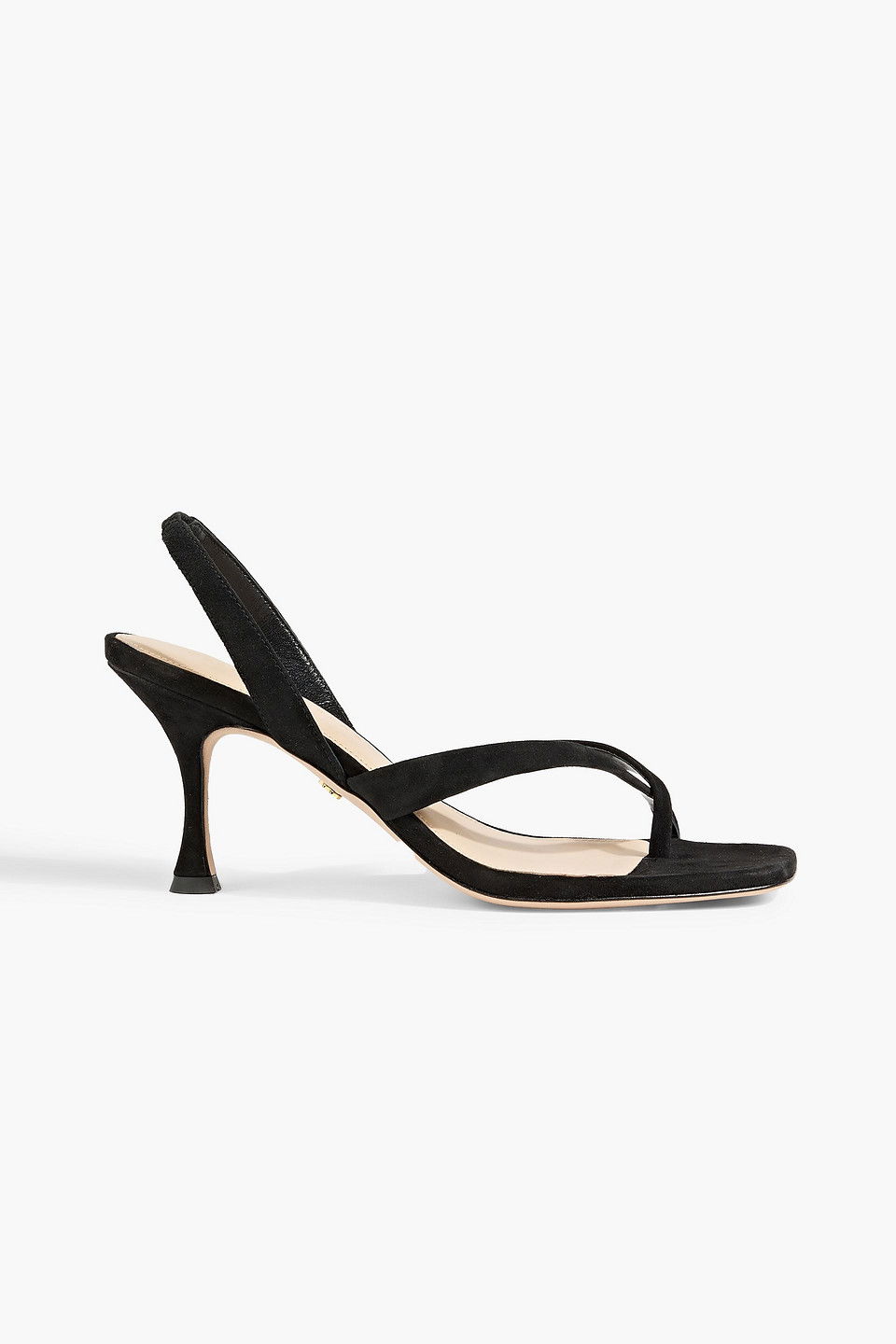 VERONICA BEARD Merrit Suede Slingback Sandals in Black | endource