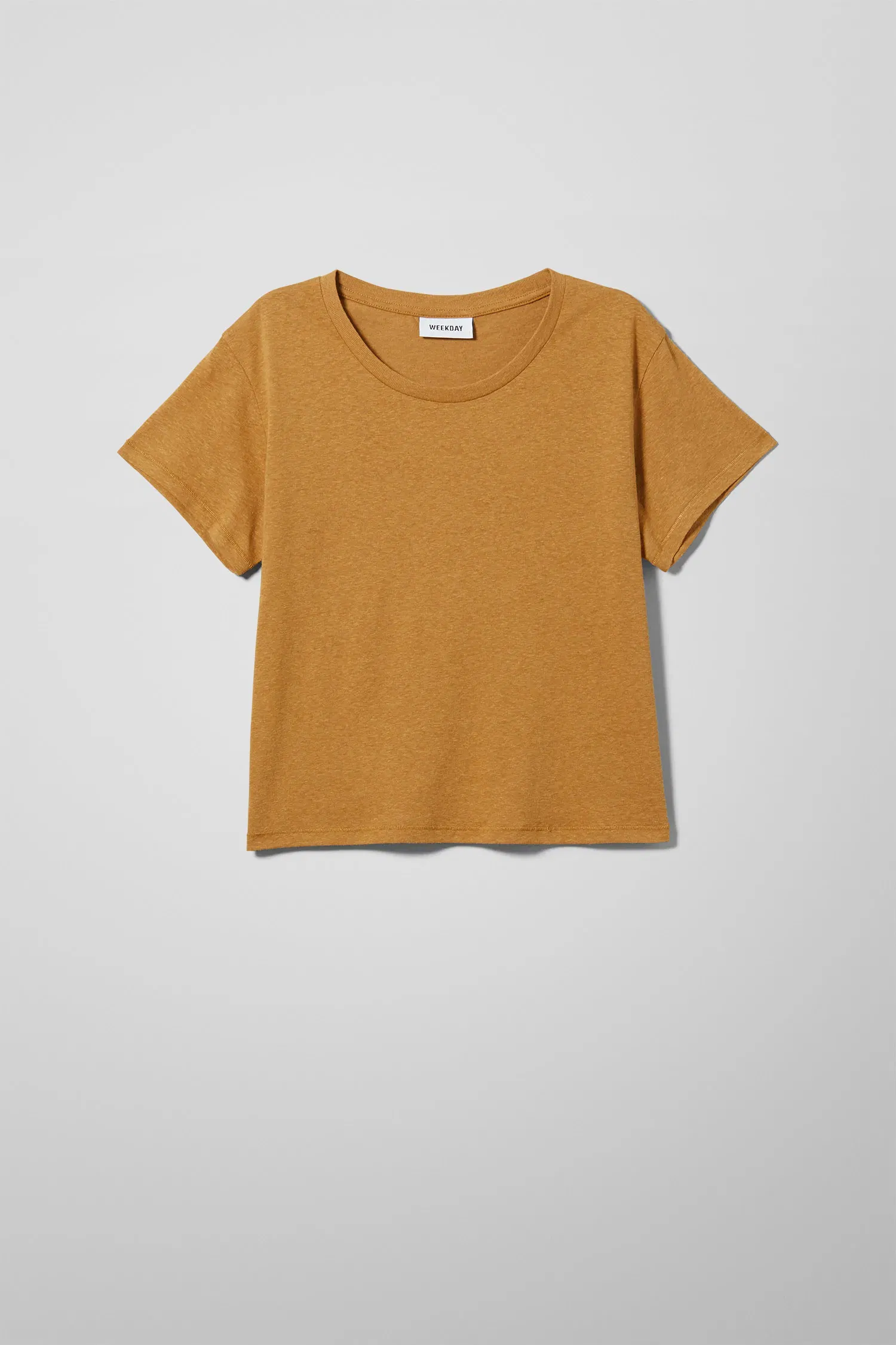 WEEKDAY Misty Tee in Yellow | endource