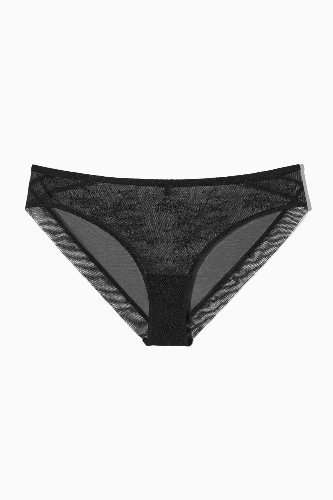 COS Lace Briefs in BLACK | endource