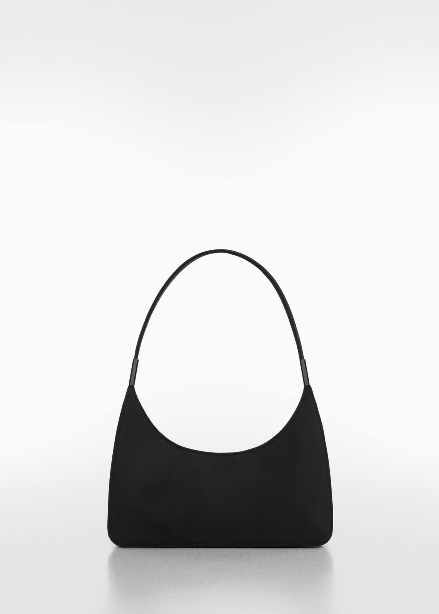 MANGO Shoulder Bag With Metallic Details in Black | endource