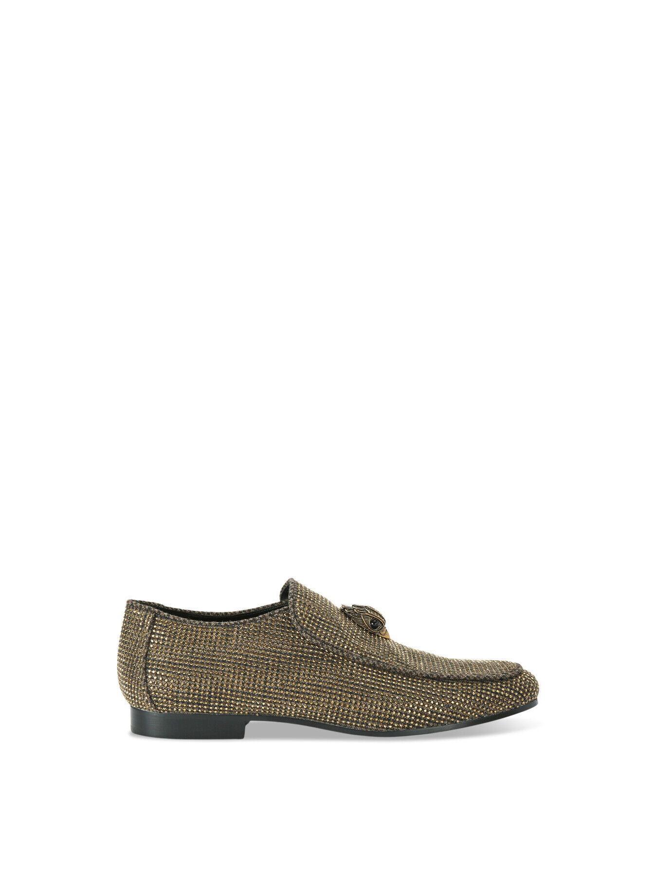 KURT GEIGER LONDON Hugh Eagle Herringbone Loafers in Brown | endource