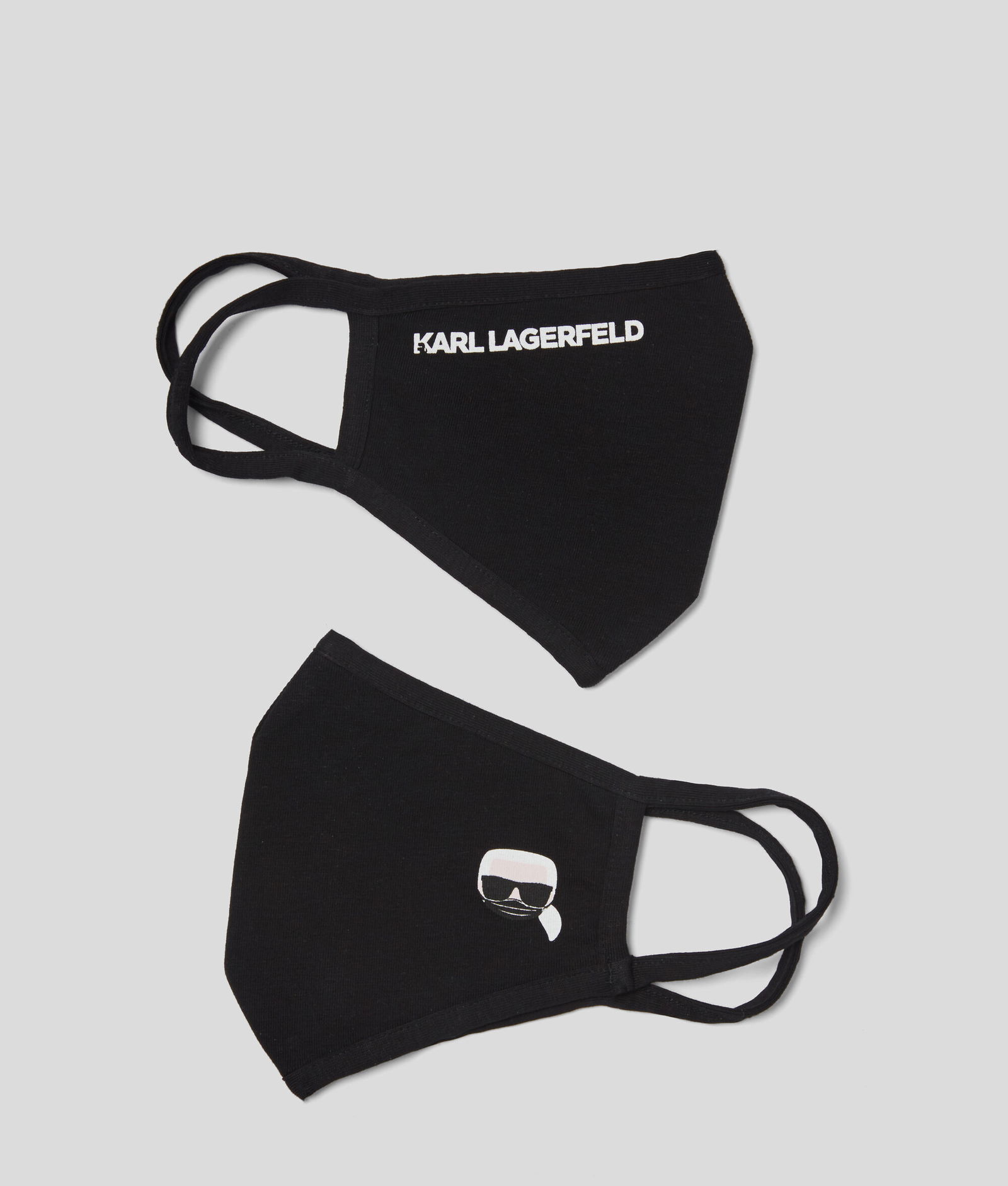 KARL LAGERFELD K/Protect Ikonik Mask Set 2-Pack in Black | Endource