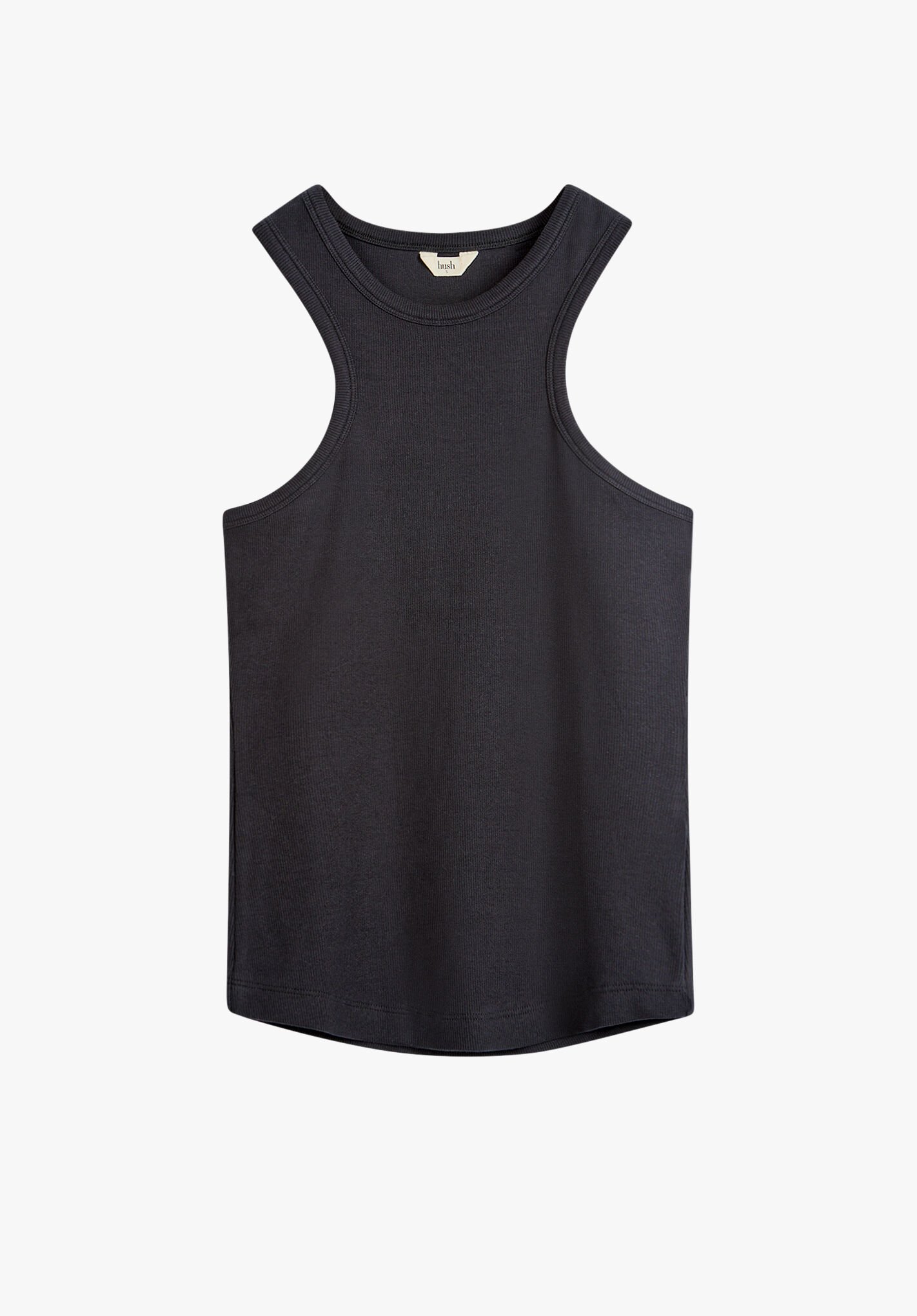 HUSH Racer Ribbed Tank Top | endource