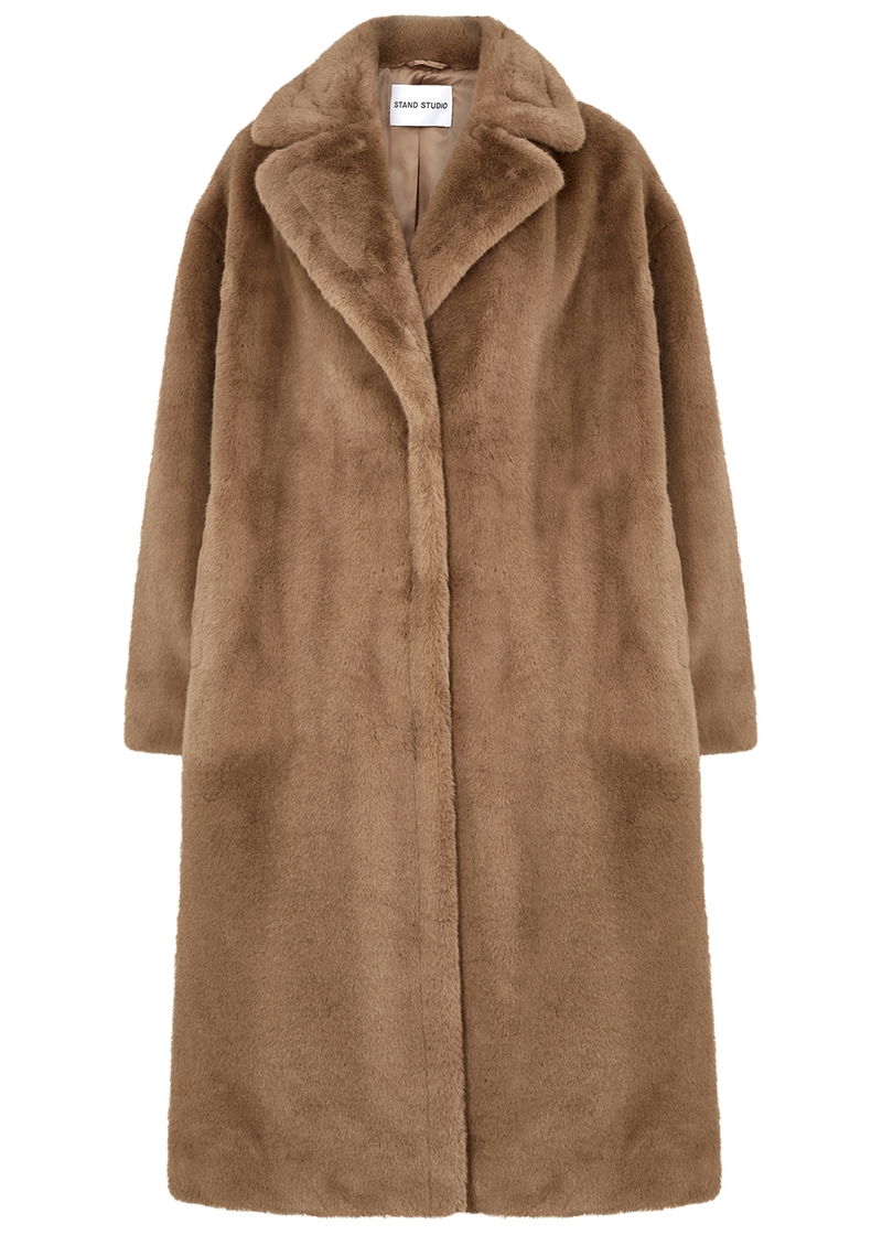 STAND STUDIO Maria Faux Fur Coat | endource