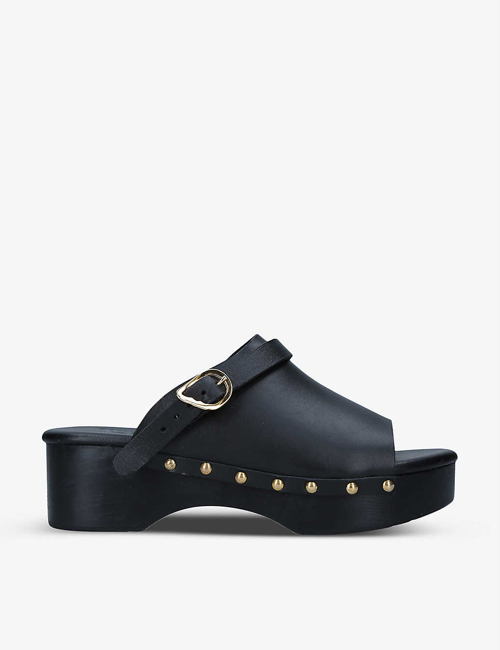ANCIENT GREEK SANDALS Classic Studded Leather Clogs | endource
