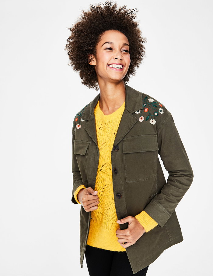 BODEN Ruby Embroidered Jacket | endource