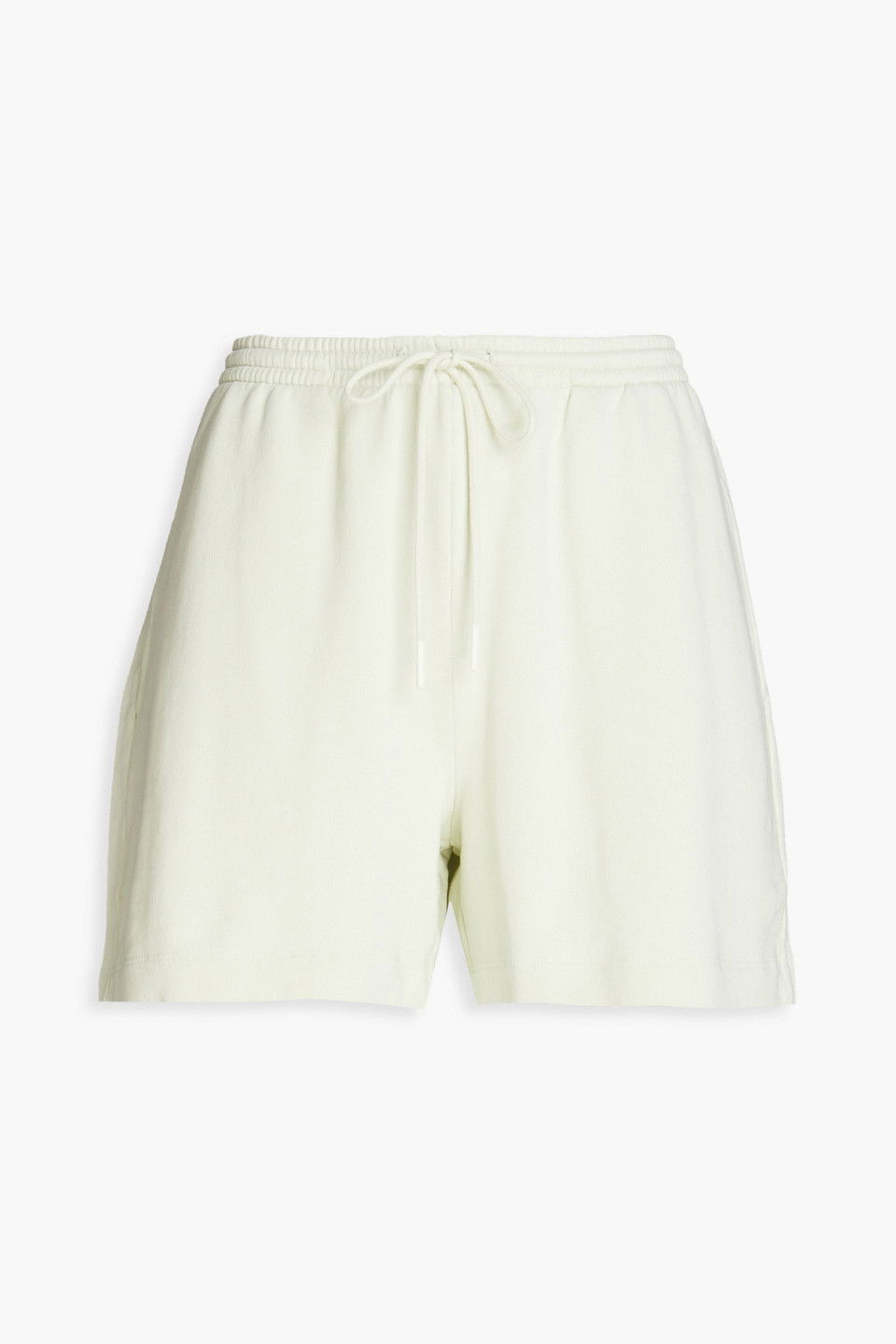 VINCE. French Cotton-Terry Shorts in Green | endource