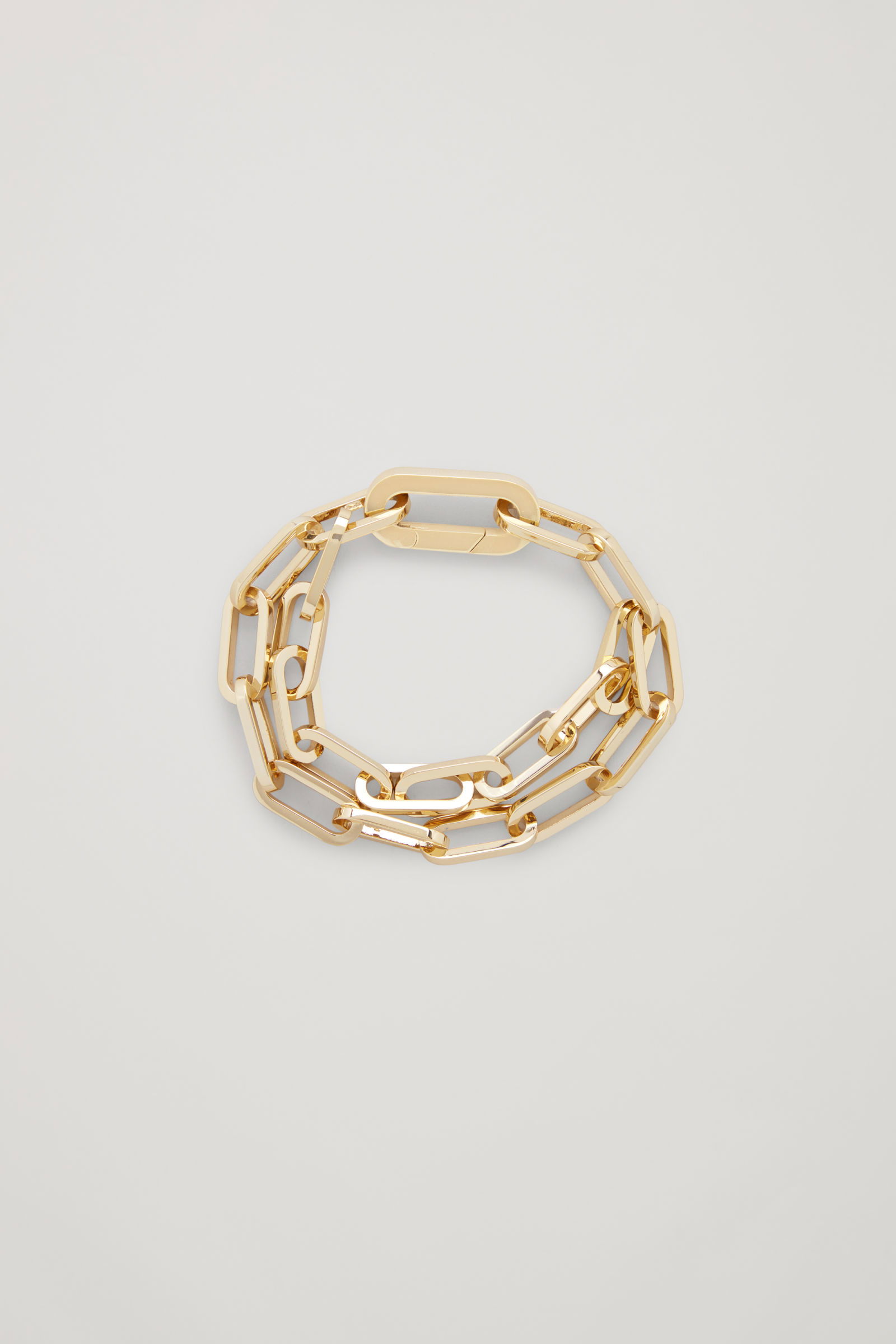 COS Double Chain Bracelet in gold | endource