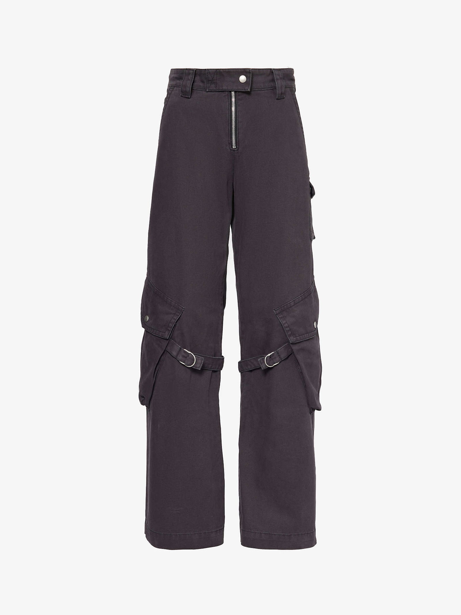 ACNE STUDIOS Potina Wide Leg High-Rise Trousers | endource