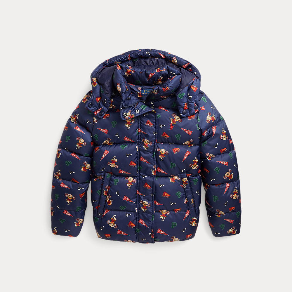 RALPH LAUREN Polo Bear Water-Repellent Down Jacket in Multi | endource