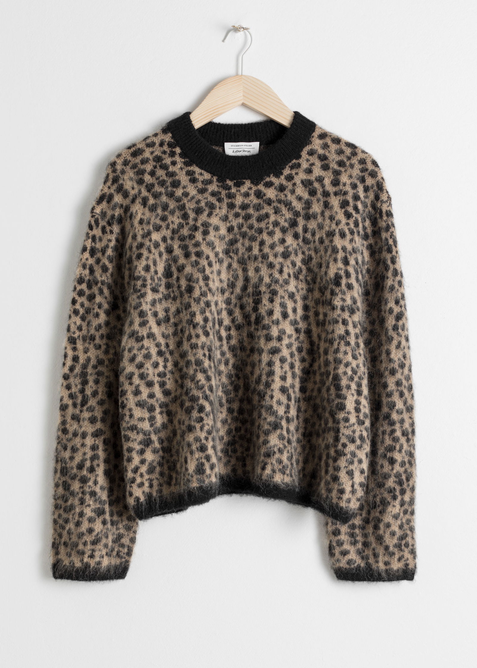 & OTHER STORIES Leopard Knit Sweater in Leopard | endource
