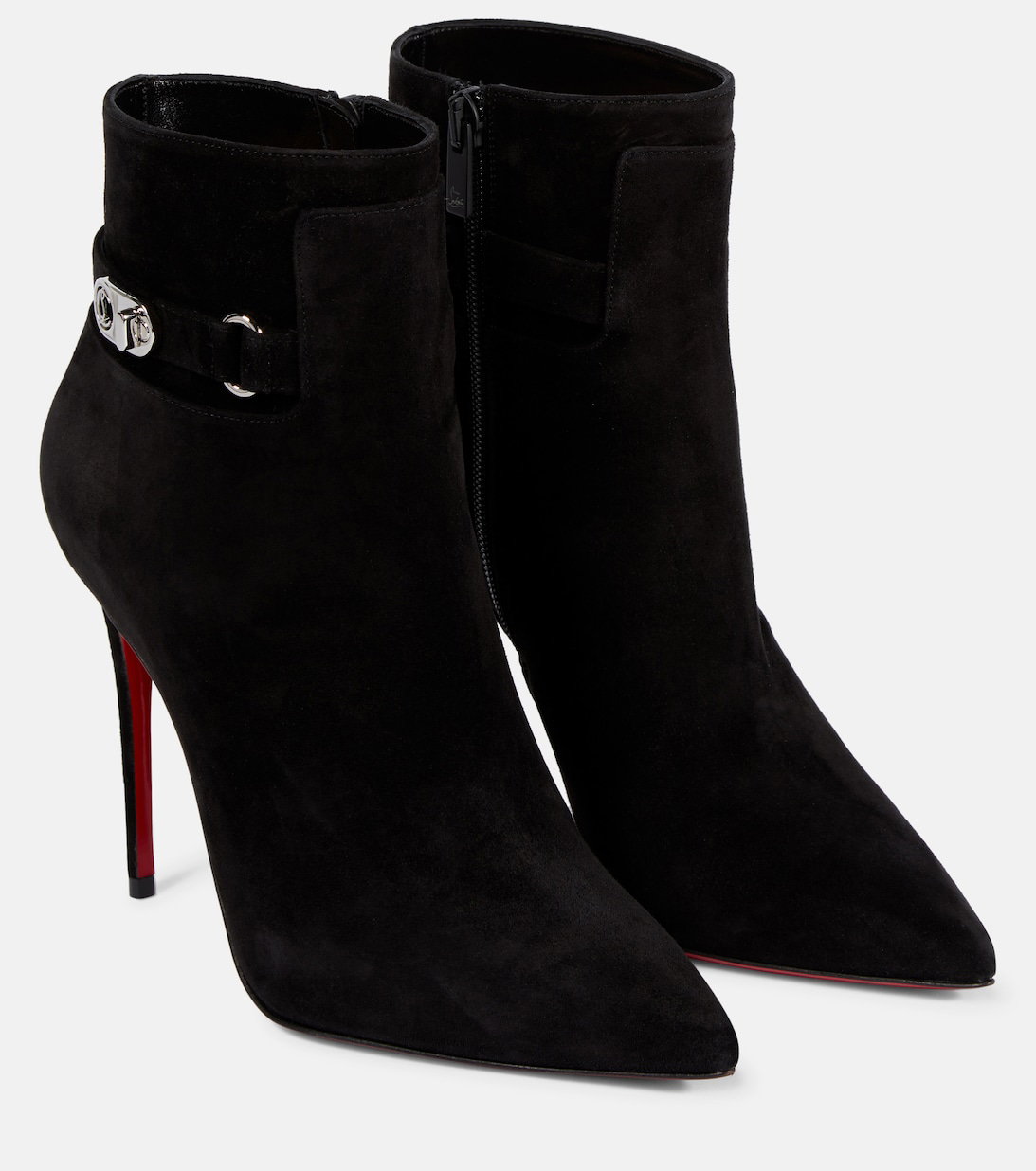 CHRISTIAN LOUBOUTIN Lock So Kate Ankle Boots | endource