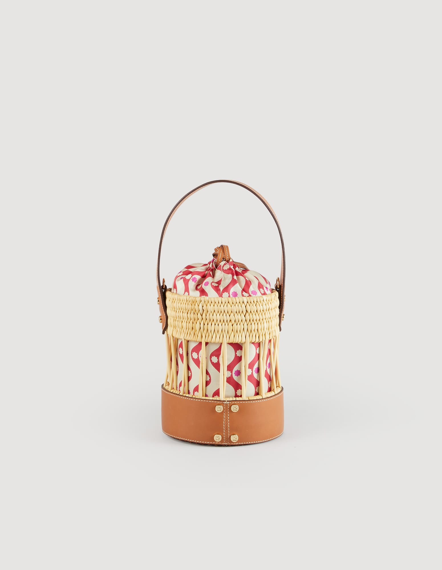 SANDRO Raffia Bucket Bag | Endource