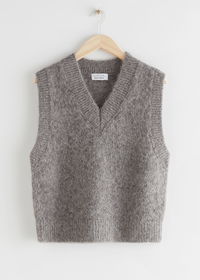 & OTHER STORIES Oversized Wool Knit Vest | endource