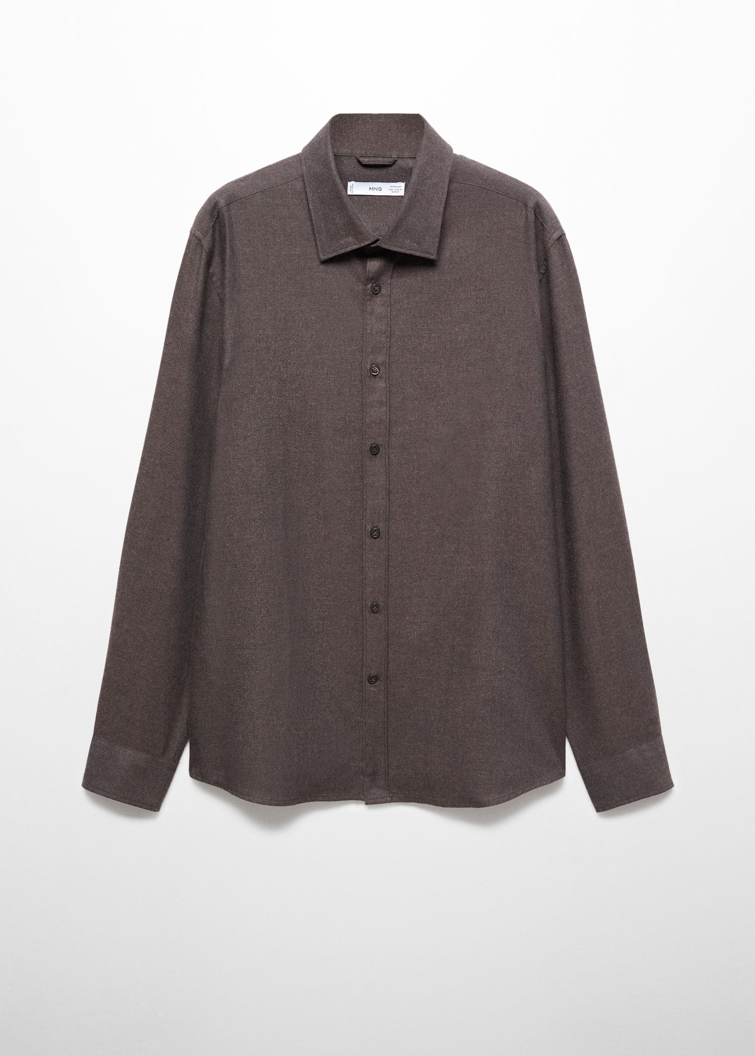 MANGO Cotton Fil-A-Fil Shirt | endource