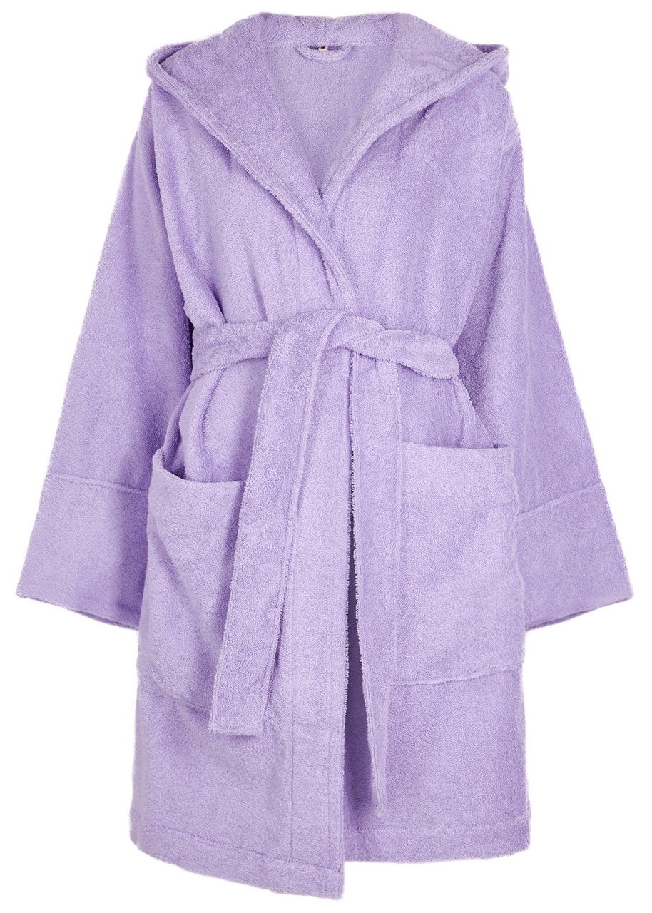 TEKLA Hooded Terry Cotton Robe | Endource