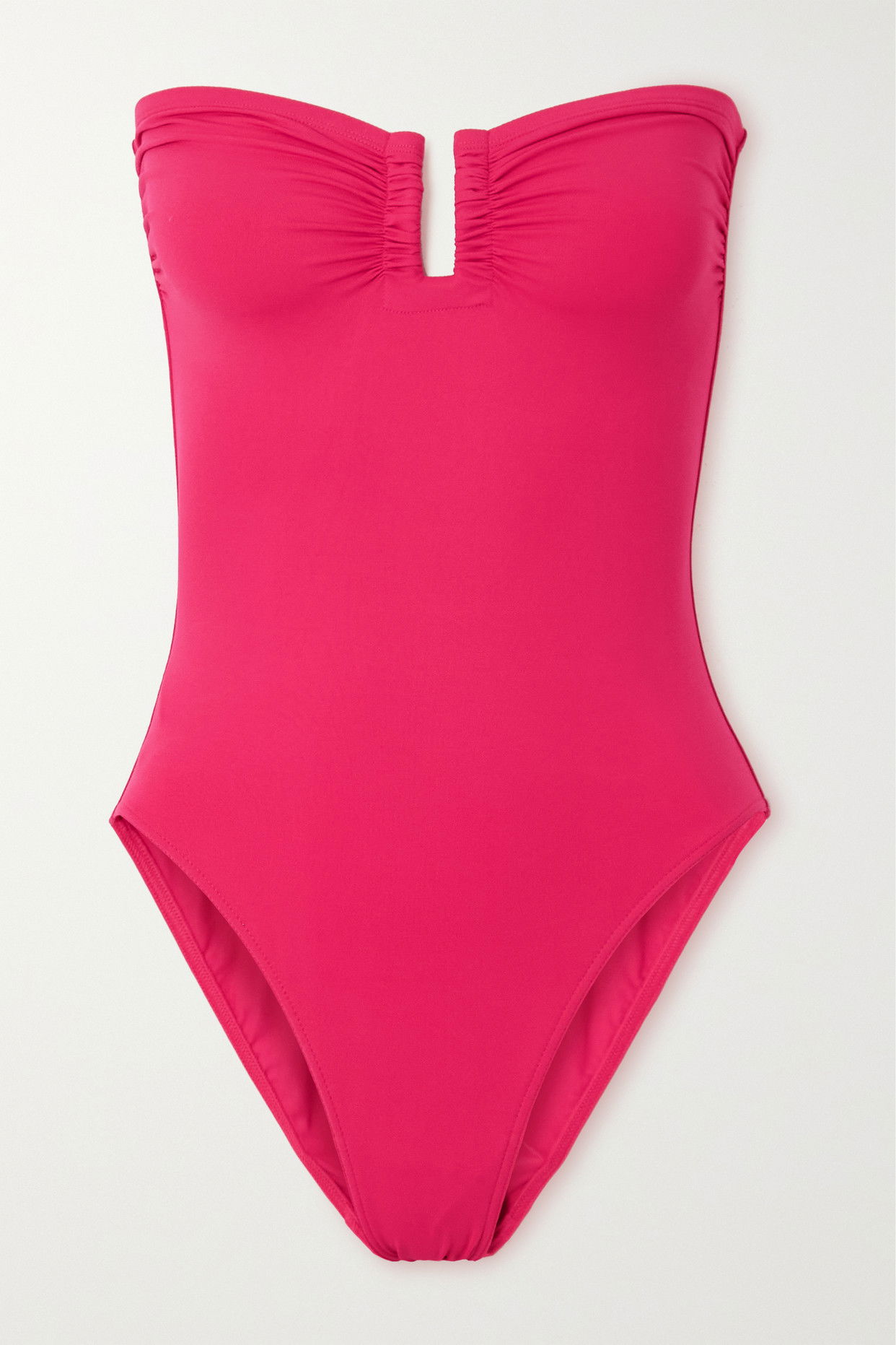 ERES Les Essentiels Cassiopee Bandeau Swimsuit in Pink | endource