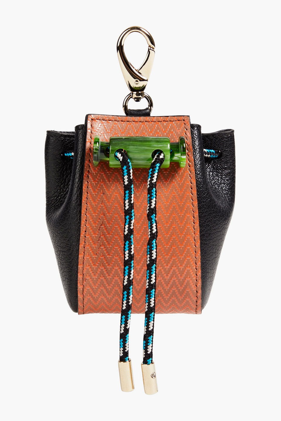 MISSONI Leather Phone Accessories Case in Black | Endource