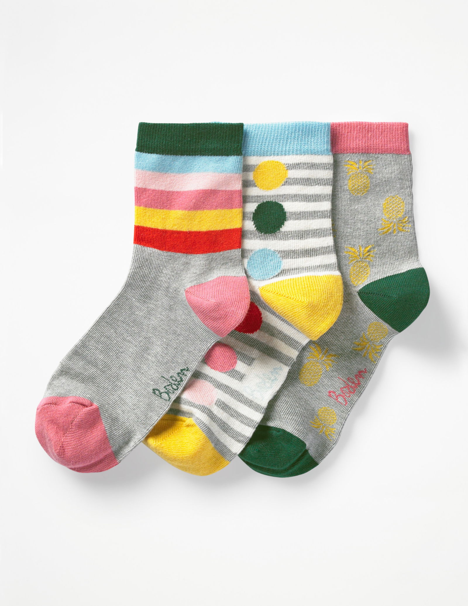 BODEN Three Pack Socks | endource