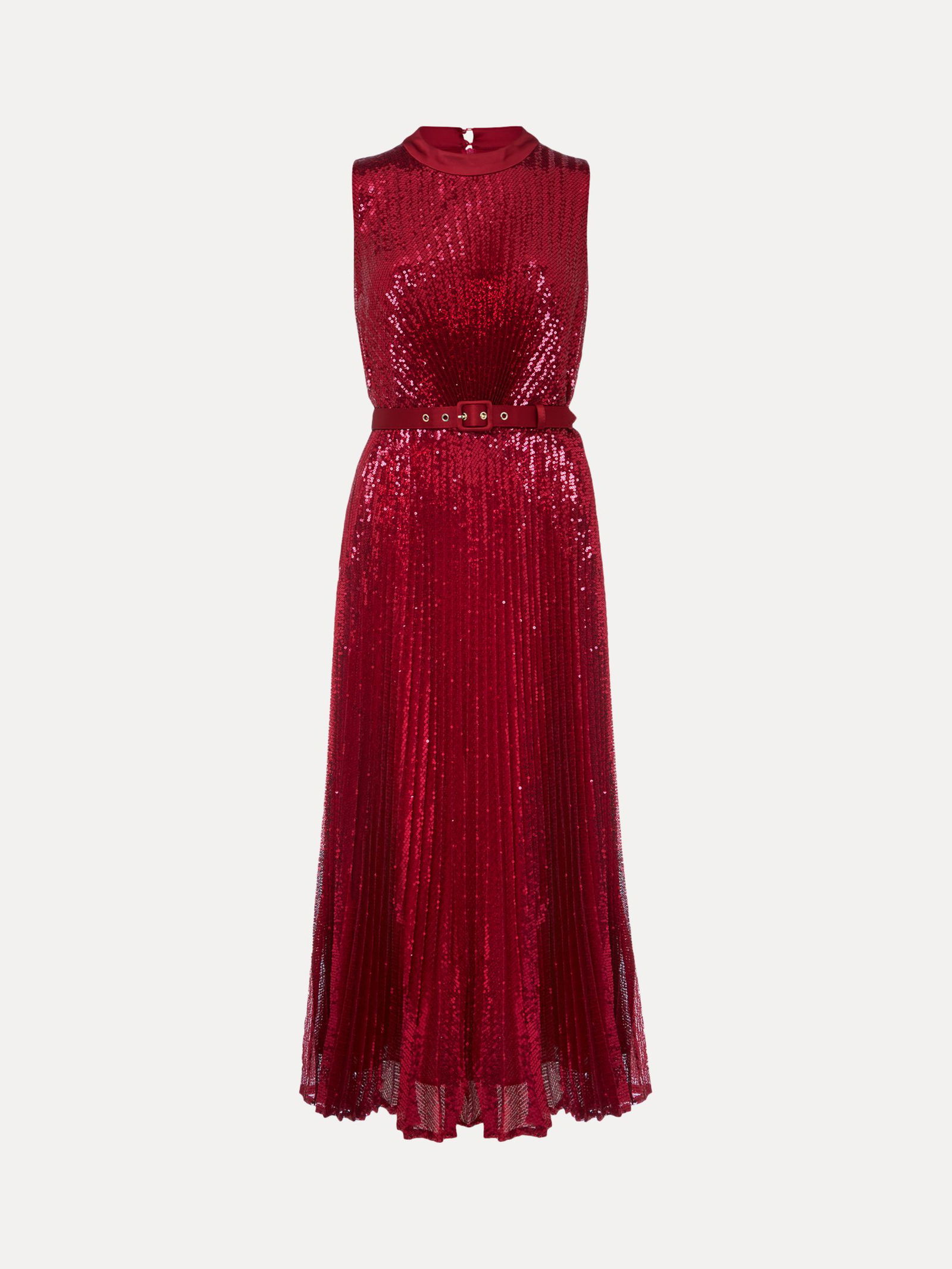 PHASE EIGHT Simara Sequin Midi Dress in Pink | Endource