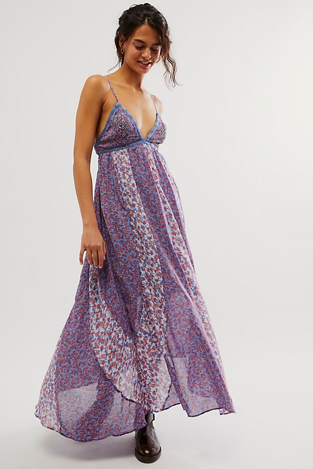 FREE PEOPLE Forever Time Dress in Black Combo | endource