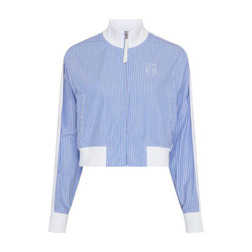 LOEWE Striped Tracksuit Jacket in Blue White | Endource