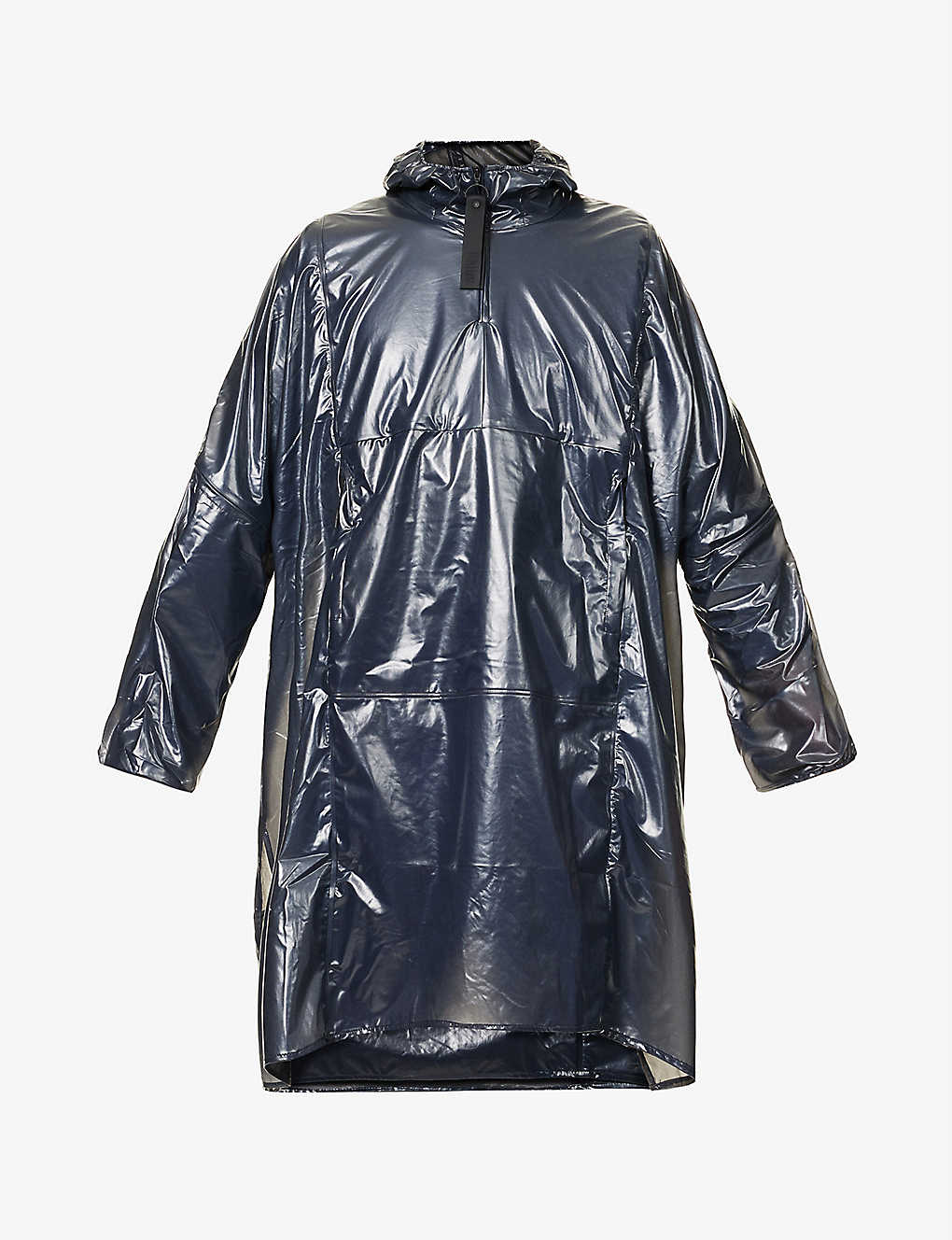 RAINS Ultralight Funnel-Neck Shell Anorak in BLACK | Endource