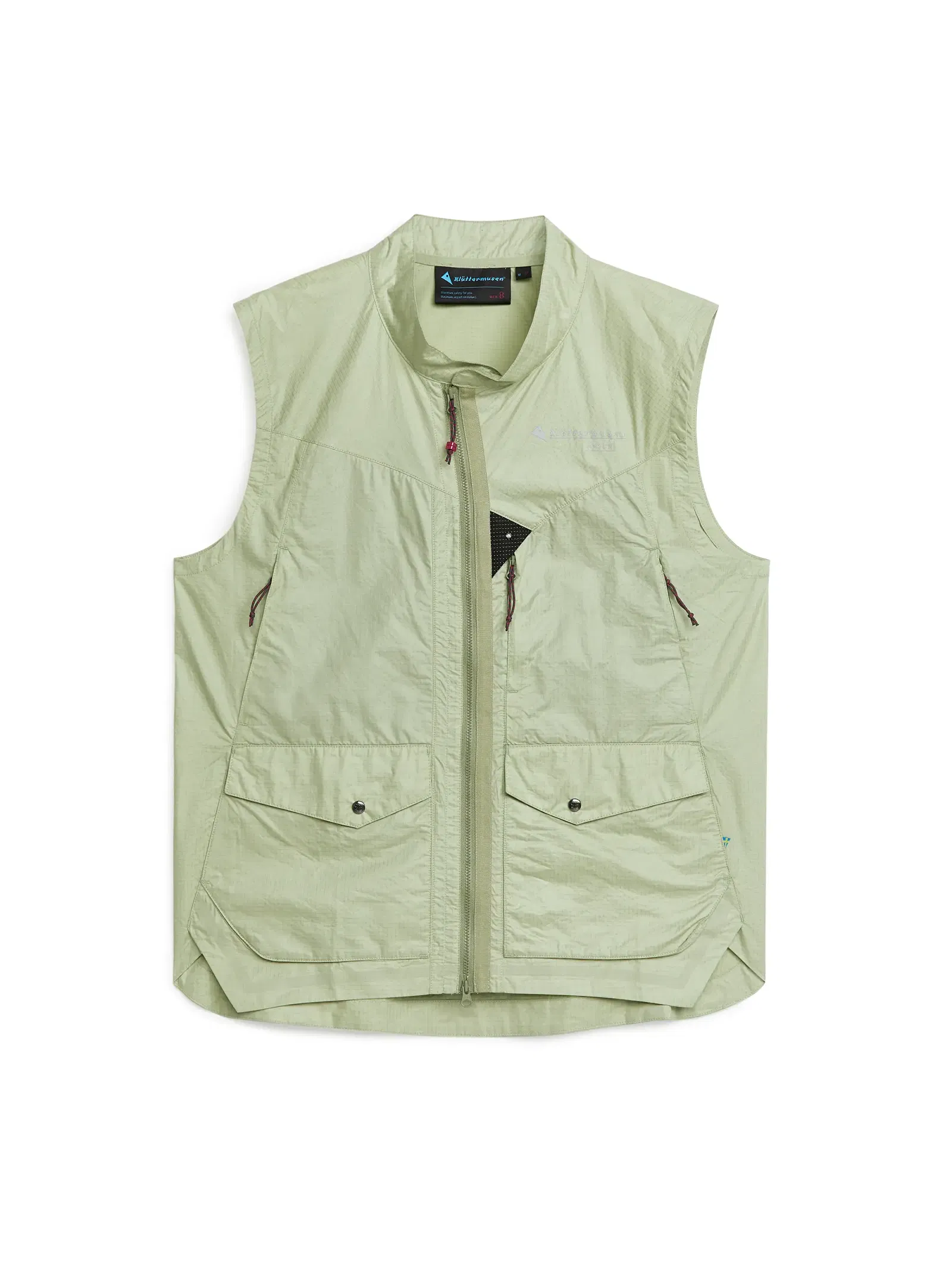 KLÄTTERMUSEN Ansur Wind Vest in Light Green | endource