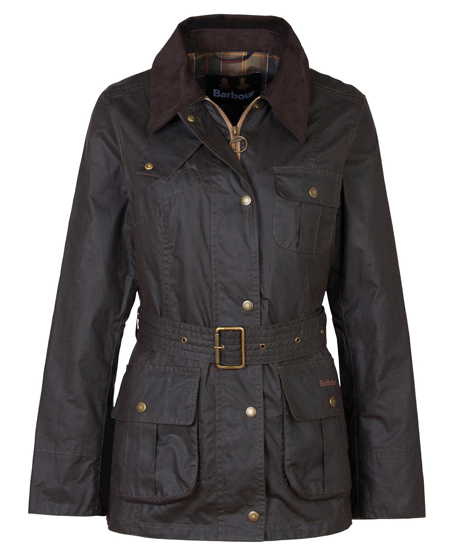 Barbour Belted Beadnell Waxed Jacket in Rustic/Classic | Endource