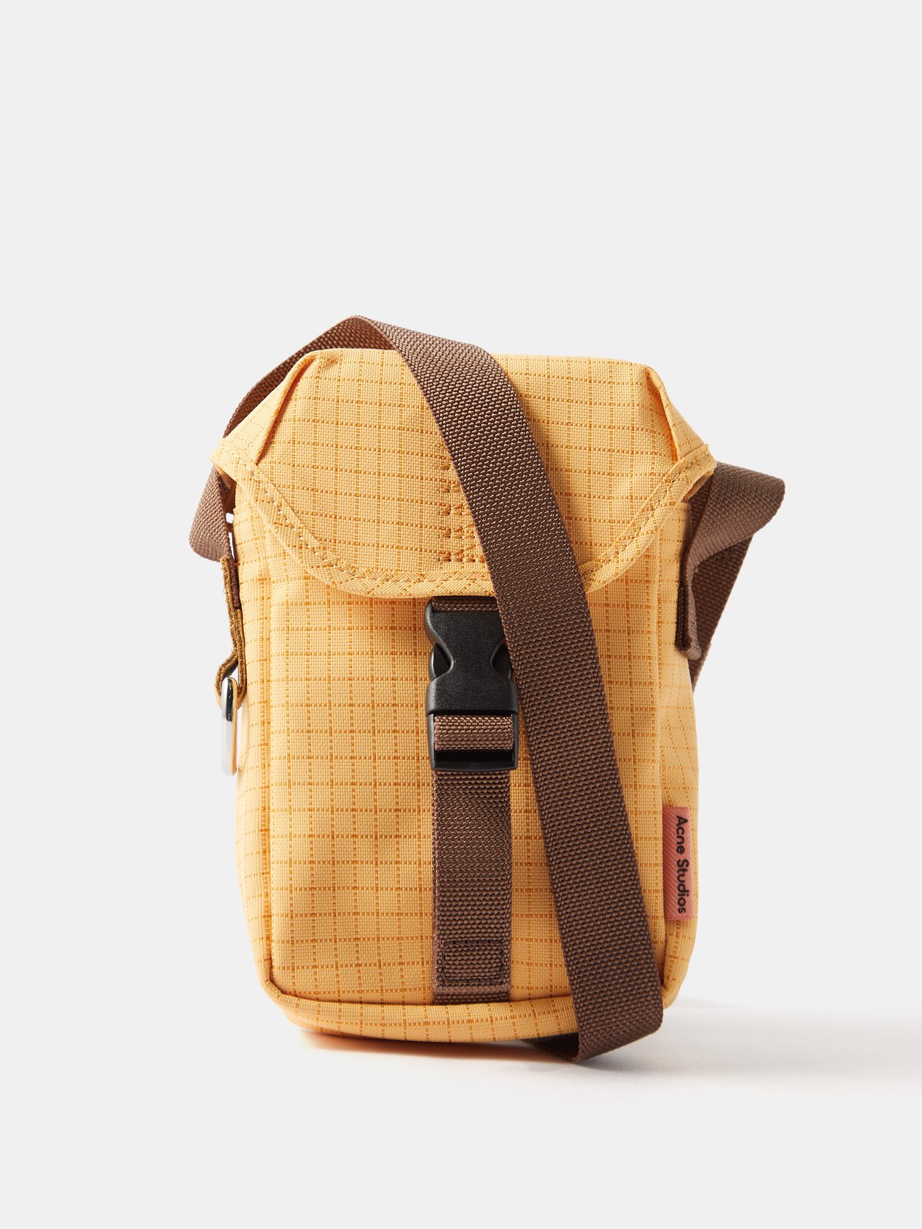 ACNE STUDIOS Ayden Ripstop Cross-Body Bag in Yellow | endource