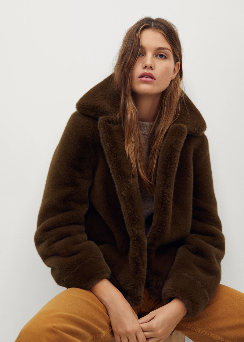 MANGO Jacket in Brown | endource