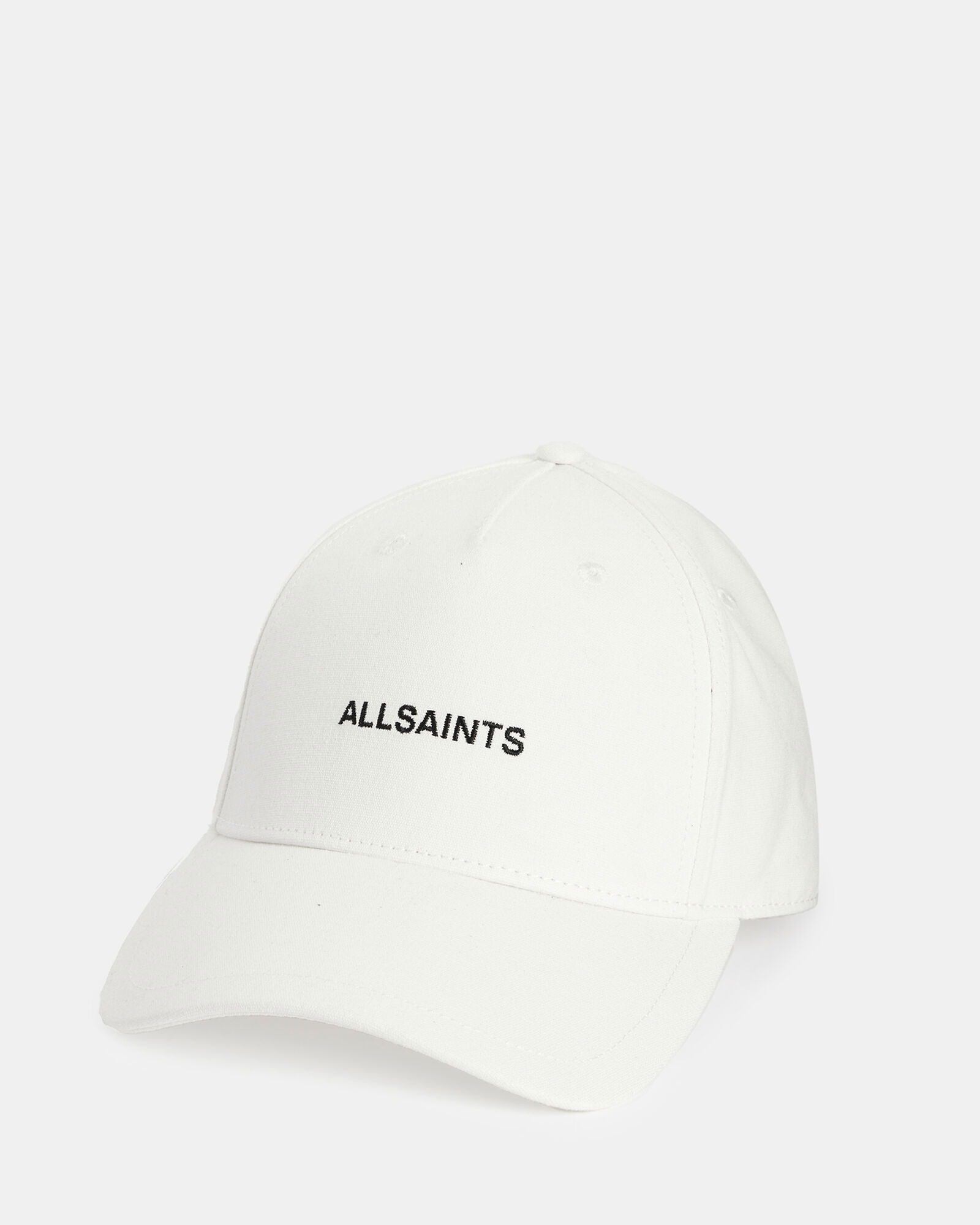 ALLSAINTS London Baseball Cap in White/Black | endource