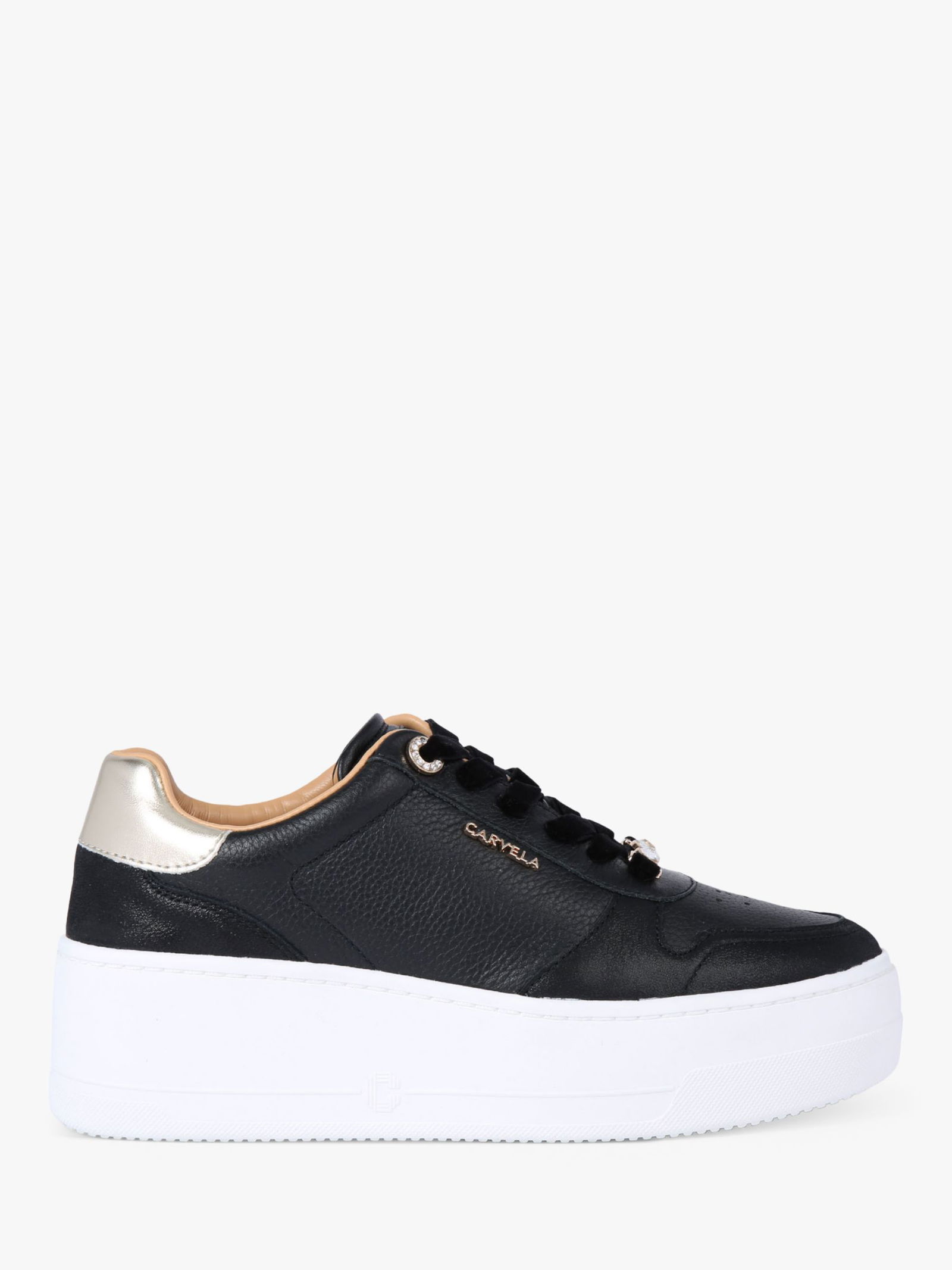 CARVELA District Leather Flatform Trainers | Endource