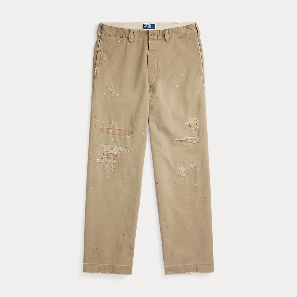 POLO RALPH LAUREN Burroughs Big Fit Chino Trouser in Brown | endource