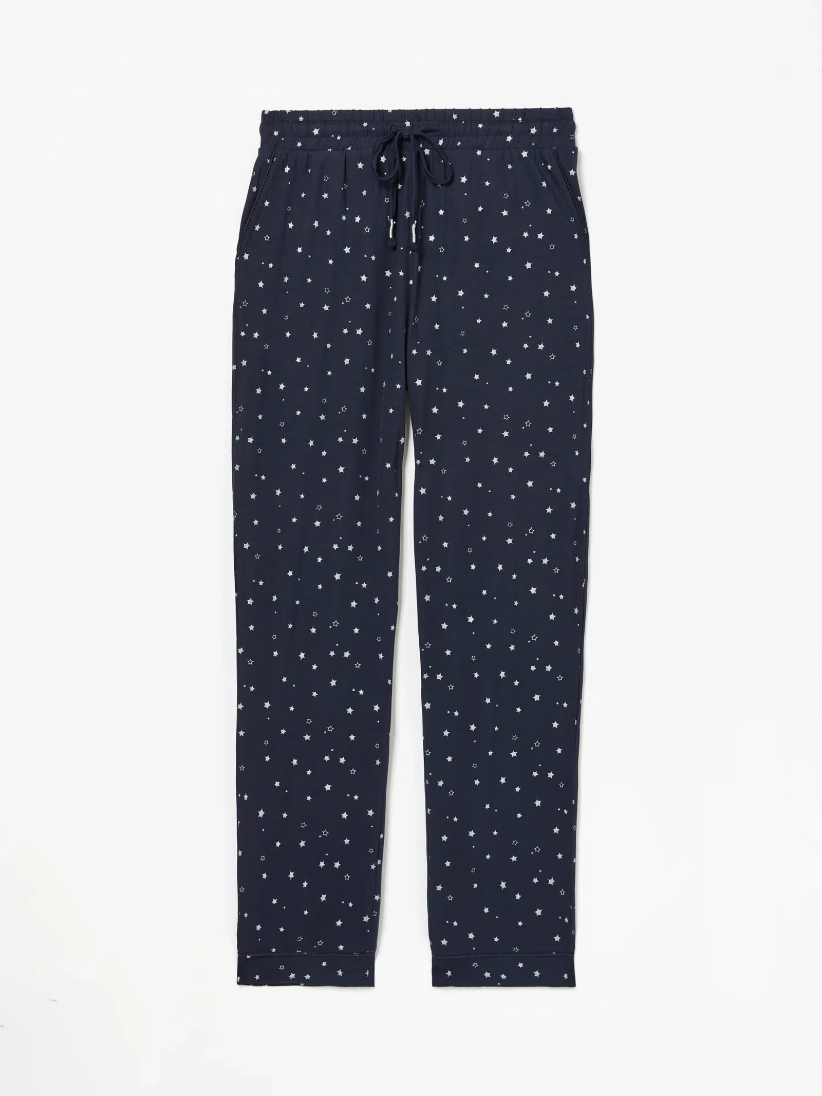 FATFACE Eva Star Print Pyjama Bottoms in Navy | endource