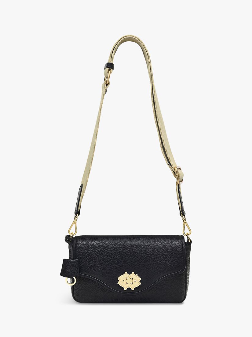 RADLEY Heirloom Place Medium Flapover Cross Body in Black | Endource