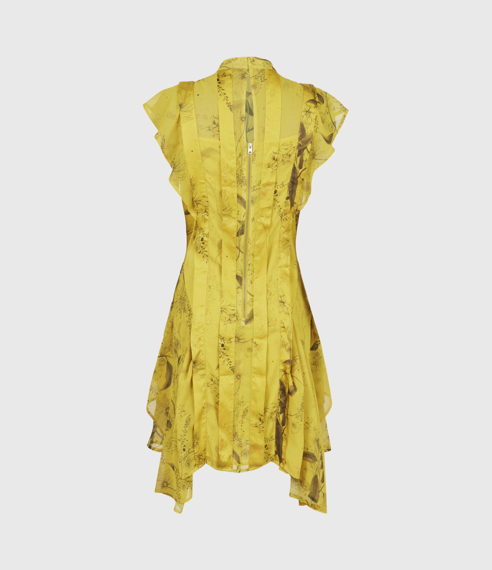 ALLSAINTS Fleur Demoir Dress in Garden Olive | endource