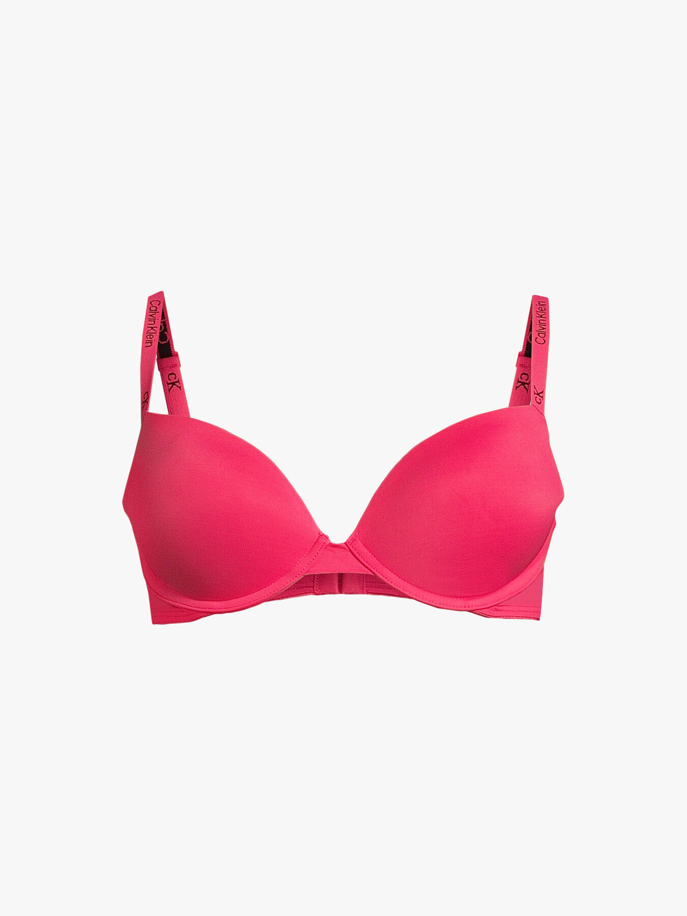 CALVIN KLEIN CK96 Micro Push Up Plunge Bra in Cerise Lipstick | endource