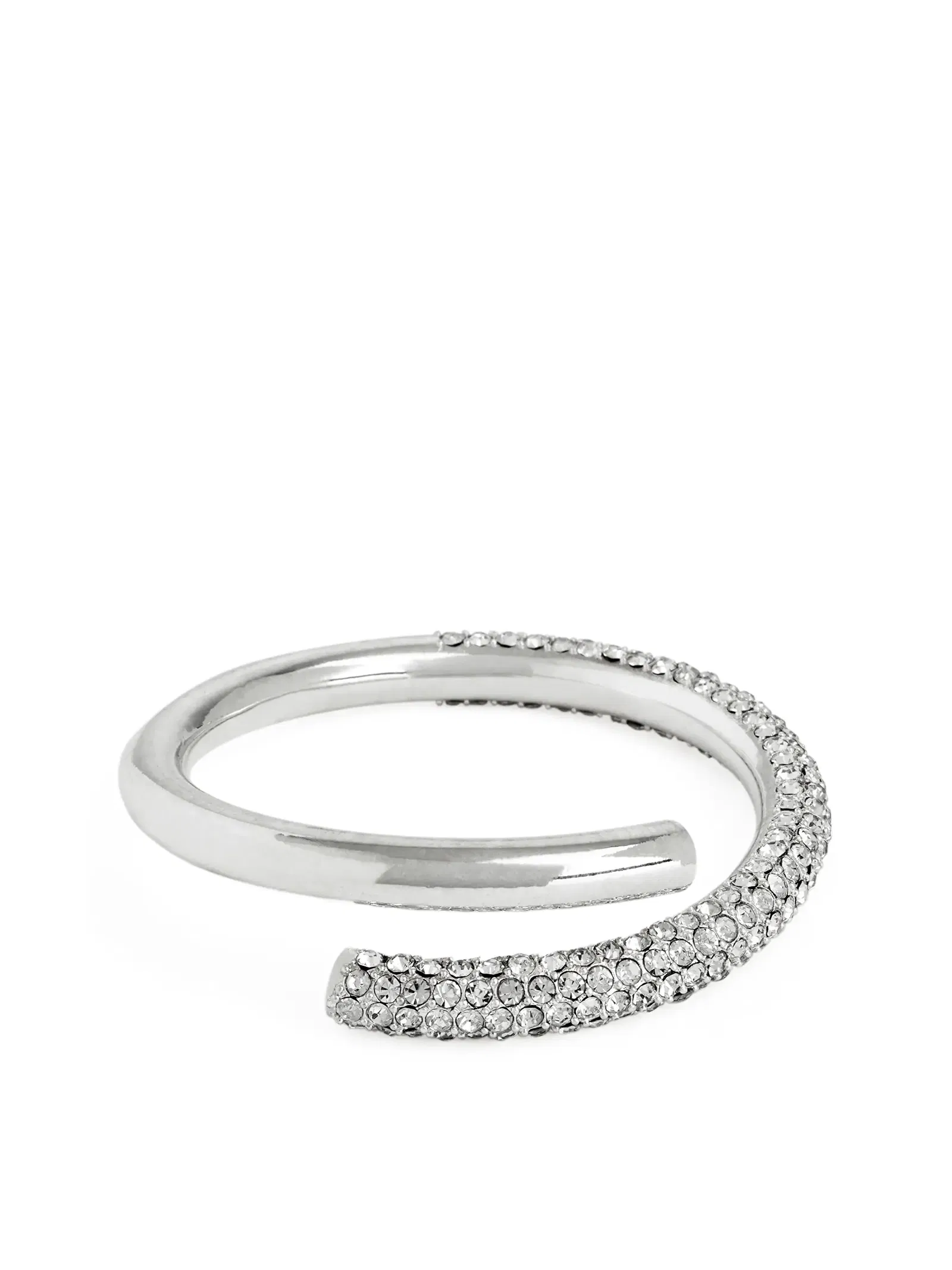 ARKET Silver-Plated Rhinestone Bracelet | endource