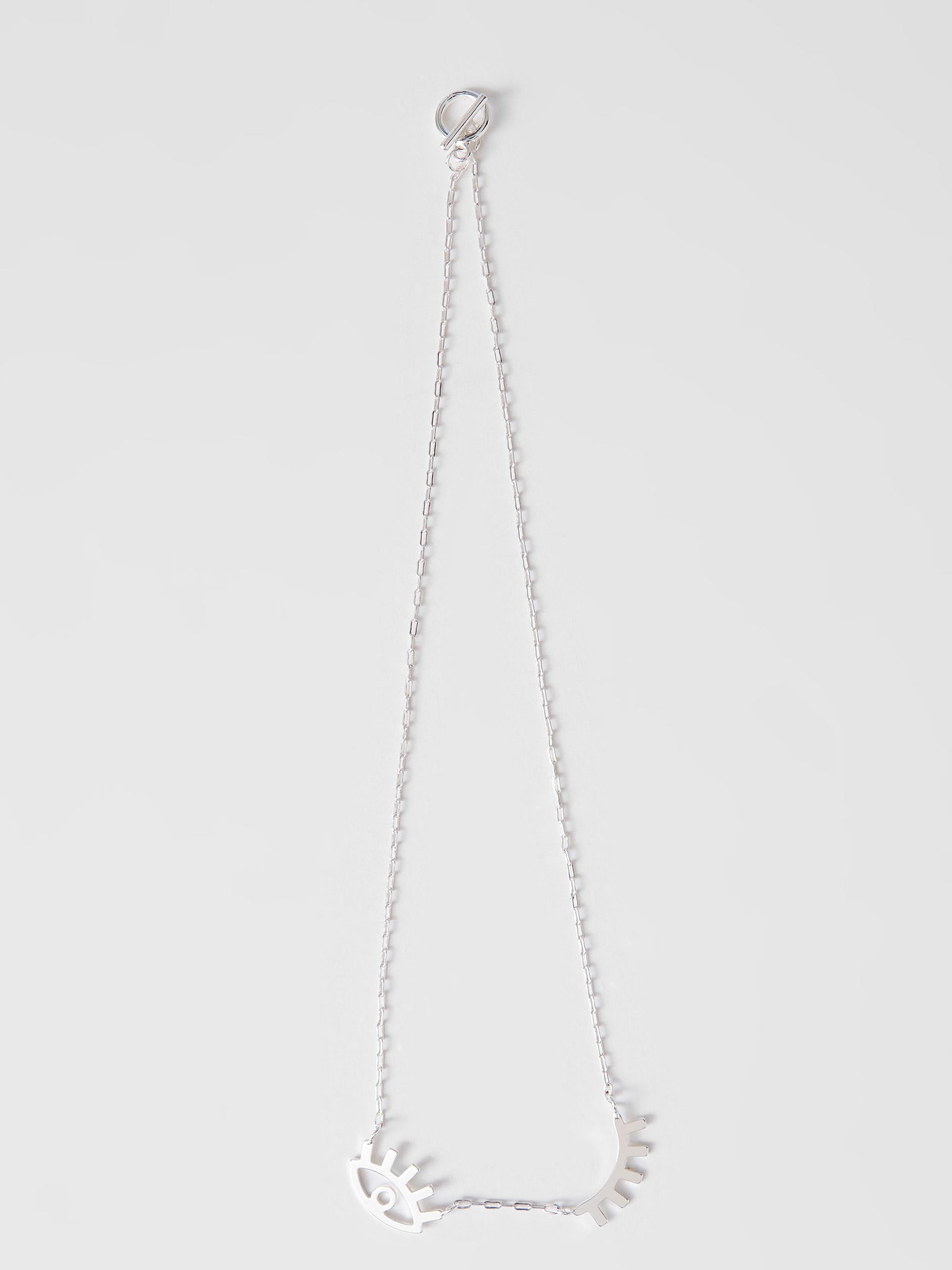 FRENCH CONNECTION Wink Necklace in Silver | endource