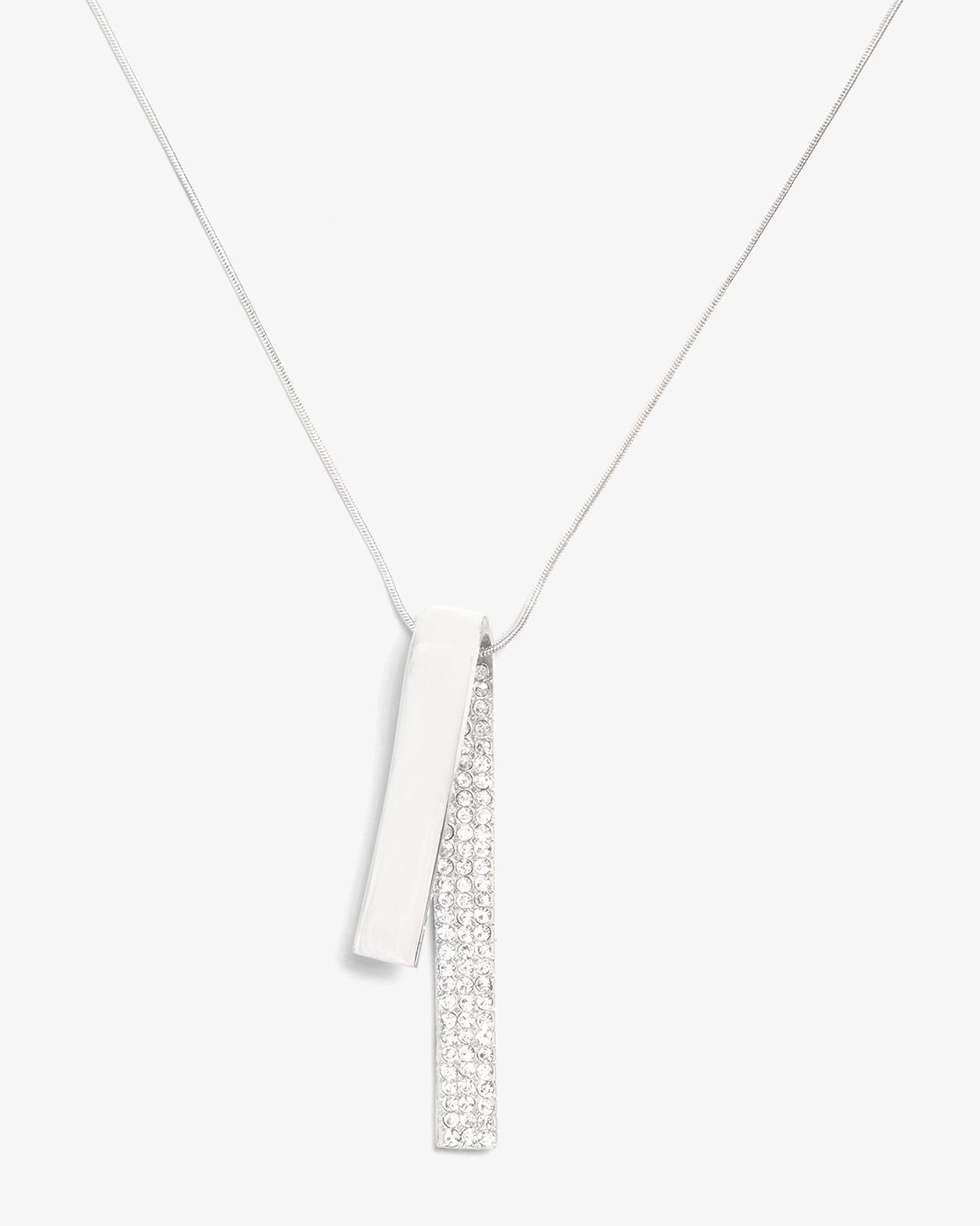 PHASE EIGHT Sue Sparkle Pendant Necklace in Silver | Endource