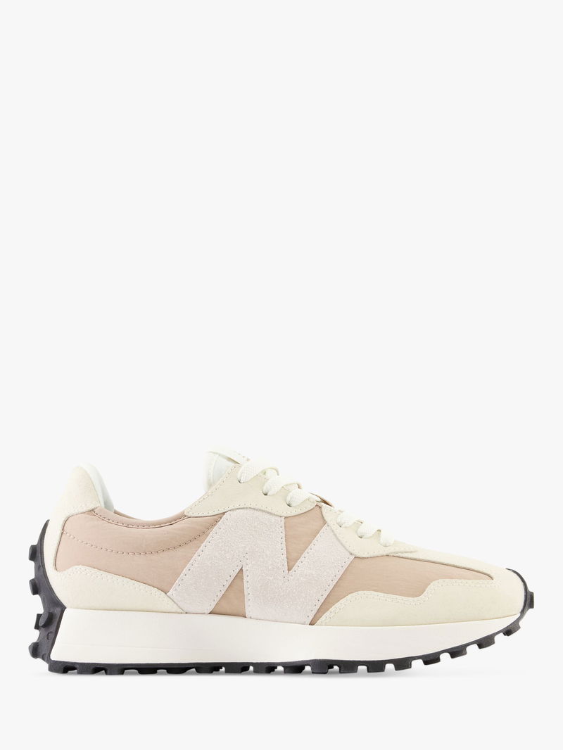 NEW BALANCE 327 Retro Running Trainers in Green/Plum | Endource