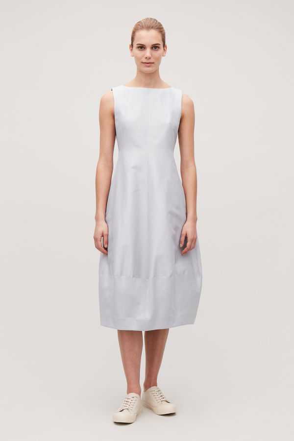 COS Cotton-silk Cocoon Dress | endource