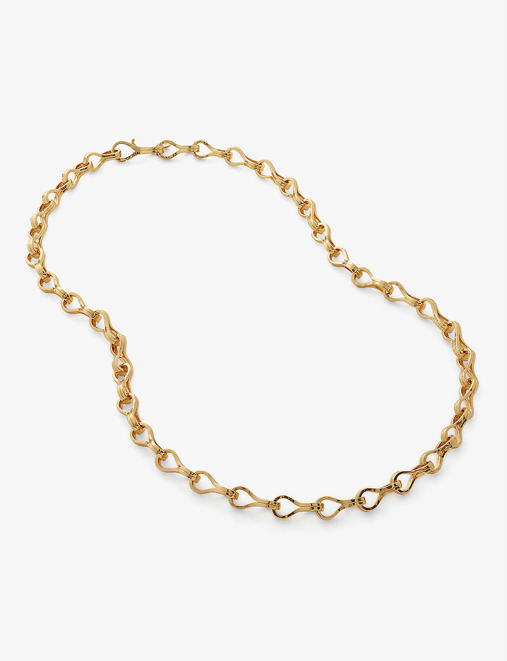 MONICA VINADER Infinity Link Recycled 18ct Yellow-Gold Plated Sterling ...