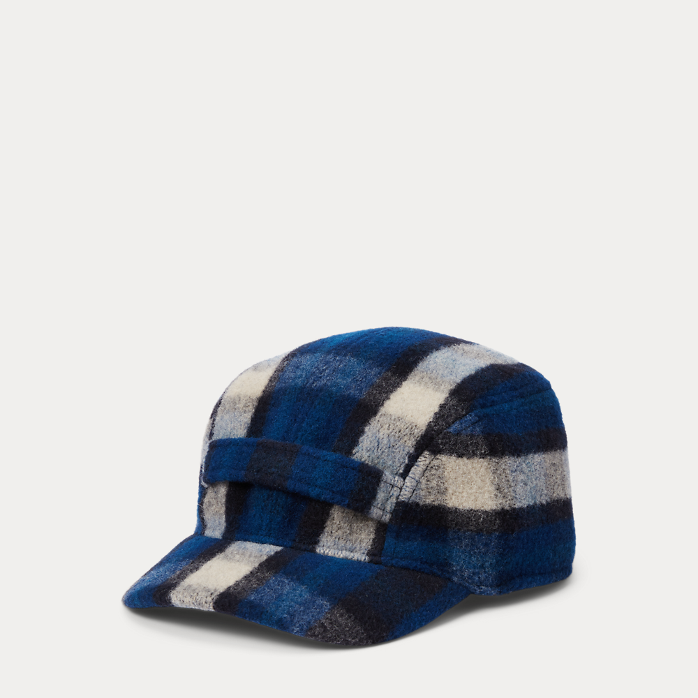 POLO RALPH LAUREN Plaid Wool Earflap Cap in Multi | endource