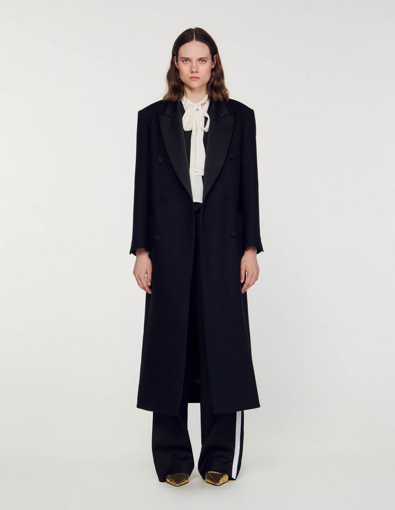 SANDRO Long Coat | Endource