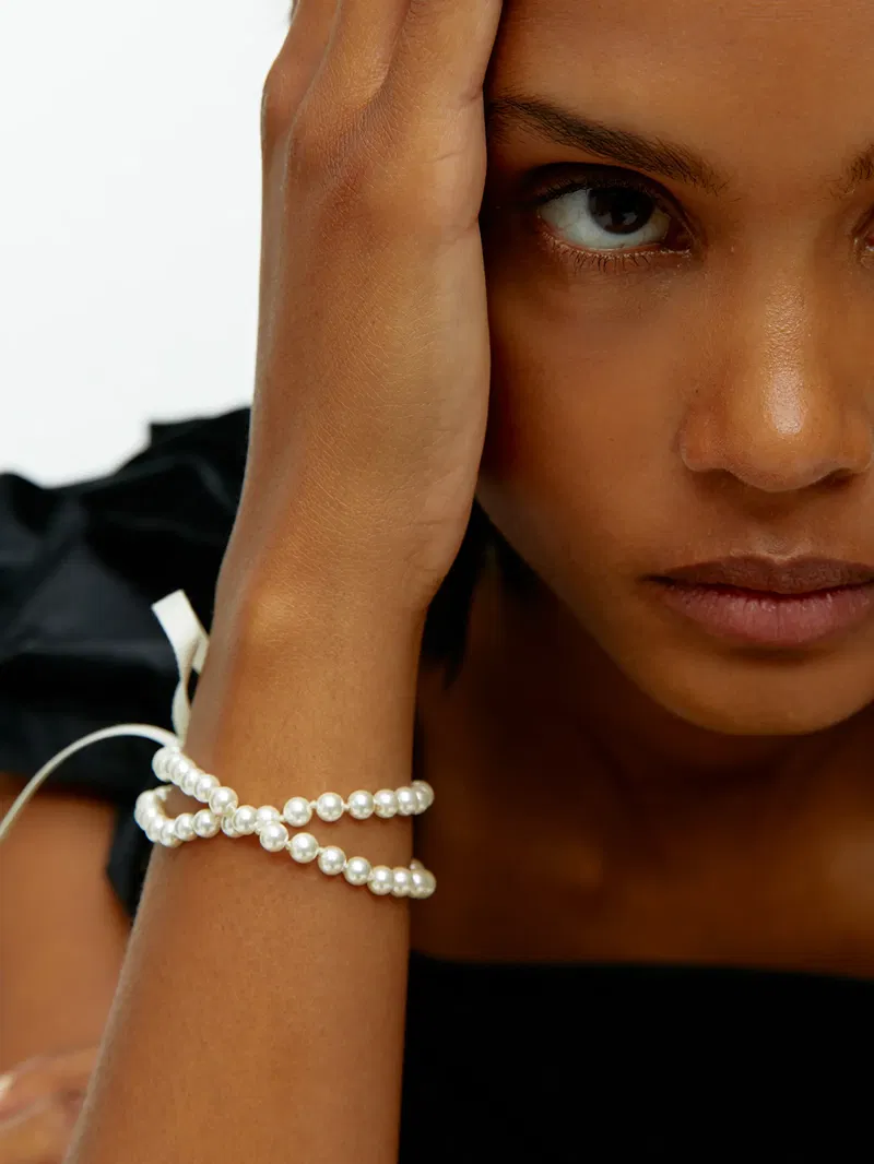 ARKET Tie Pearl Bracelet | Endource