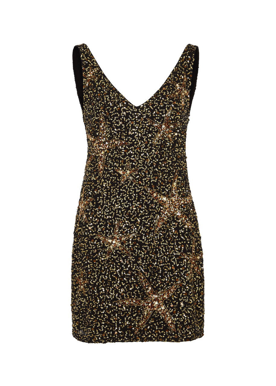 RIXO Christabel Sequin-Embellished Mini Dress | endource
