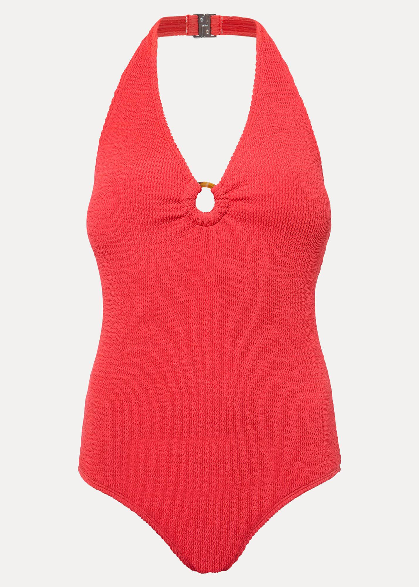 PHASE EIGHT Red Halterneck Swimsuit | endource
