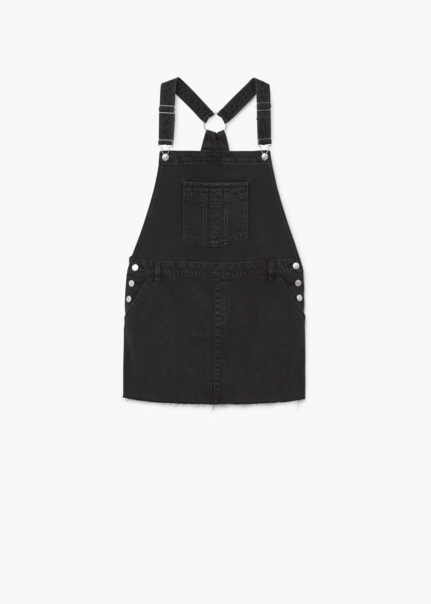 MANGO Dark Denim Dungarees | Endource